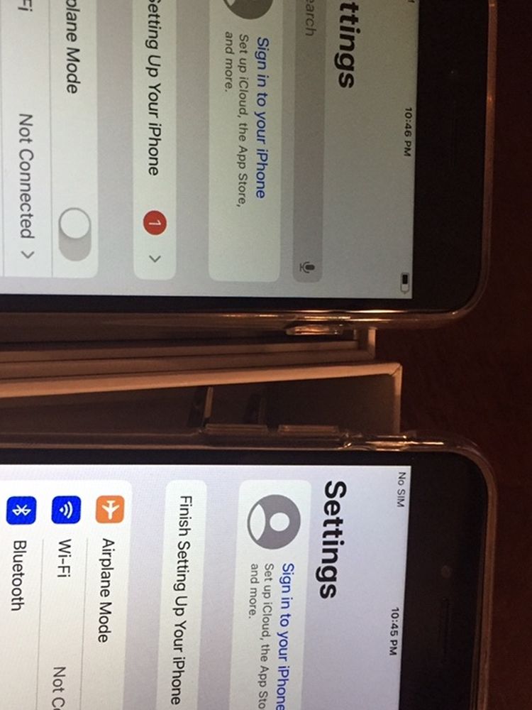 Two BackUp iPhone 7 32g Black Factory Unlocked Ready To Used Any ...