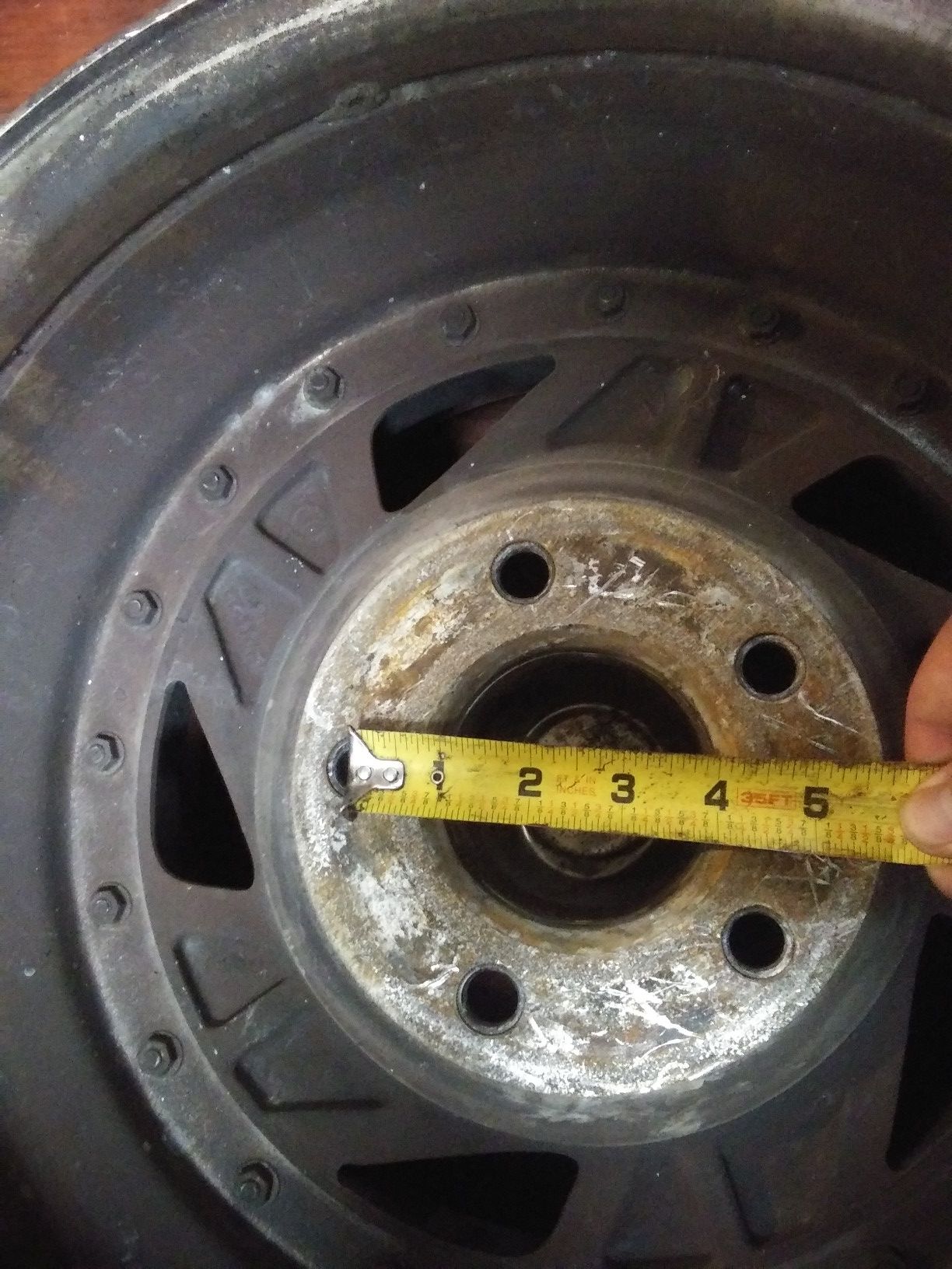 Vintage original Enkei deep dish wheels blades 5 lug rims 15x10 ...