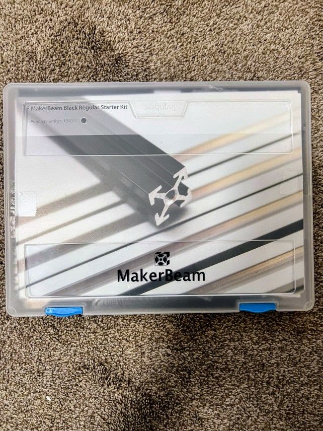 MakerBeam XL & Regular Black Starter Kits – Unused, One with Missing ...