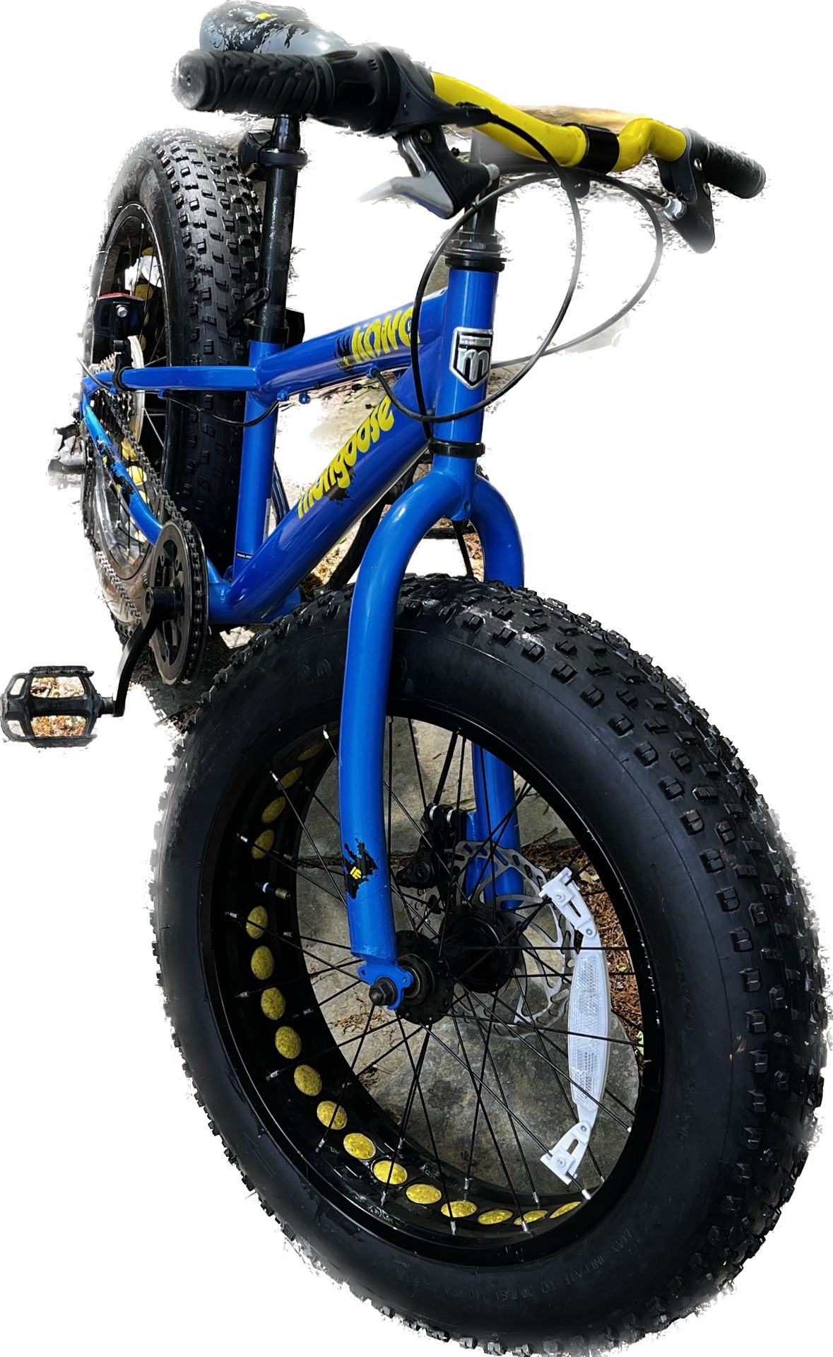 20 “ Mongoose Kong Boys’ All-Terrain Fat Tire Bike, Blue for Sale in ...