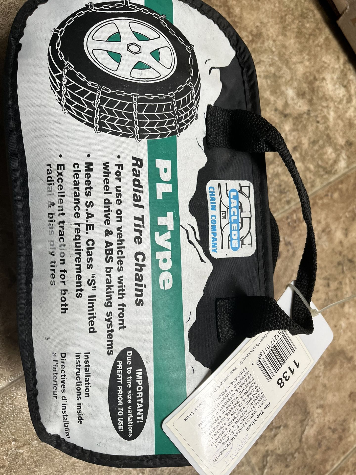 Laclede PL Type Snow Tire Chains for Sale in Bellevue, WA - OfferUp