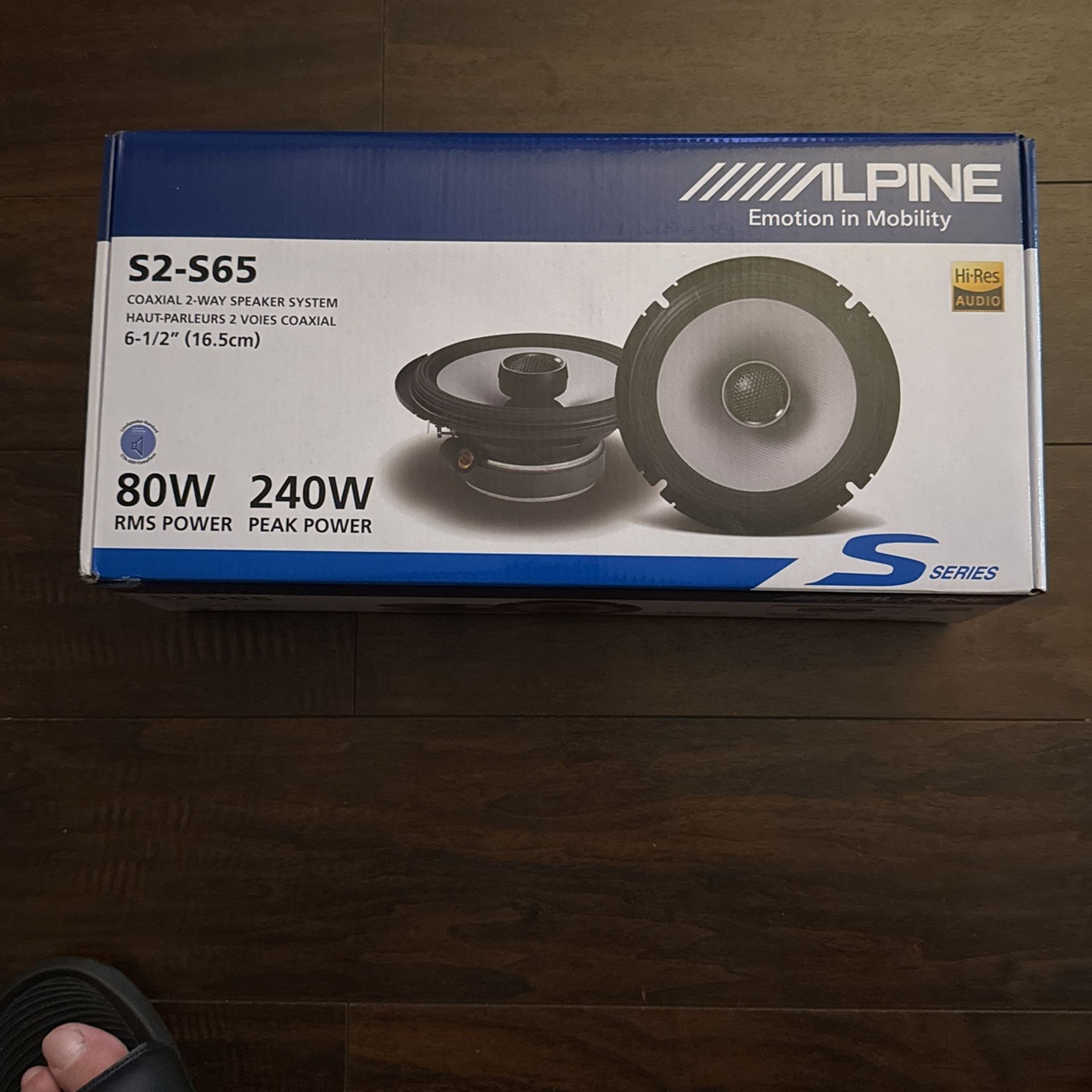 Alpine Coaxial 2 Way Speaker for Sale in Hawthorne, CA - OfferUp