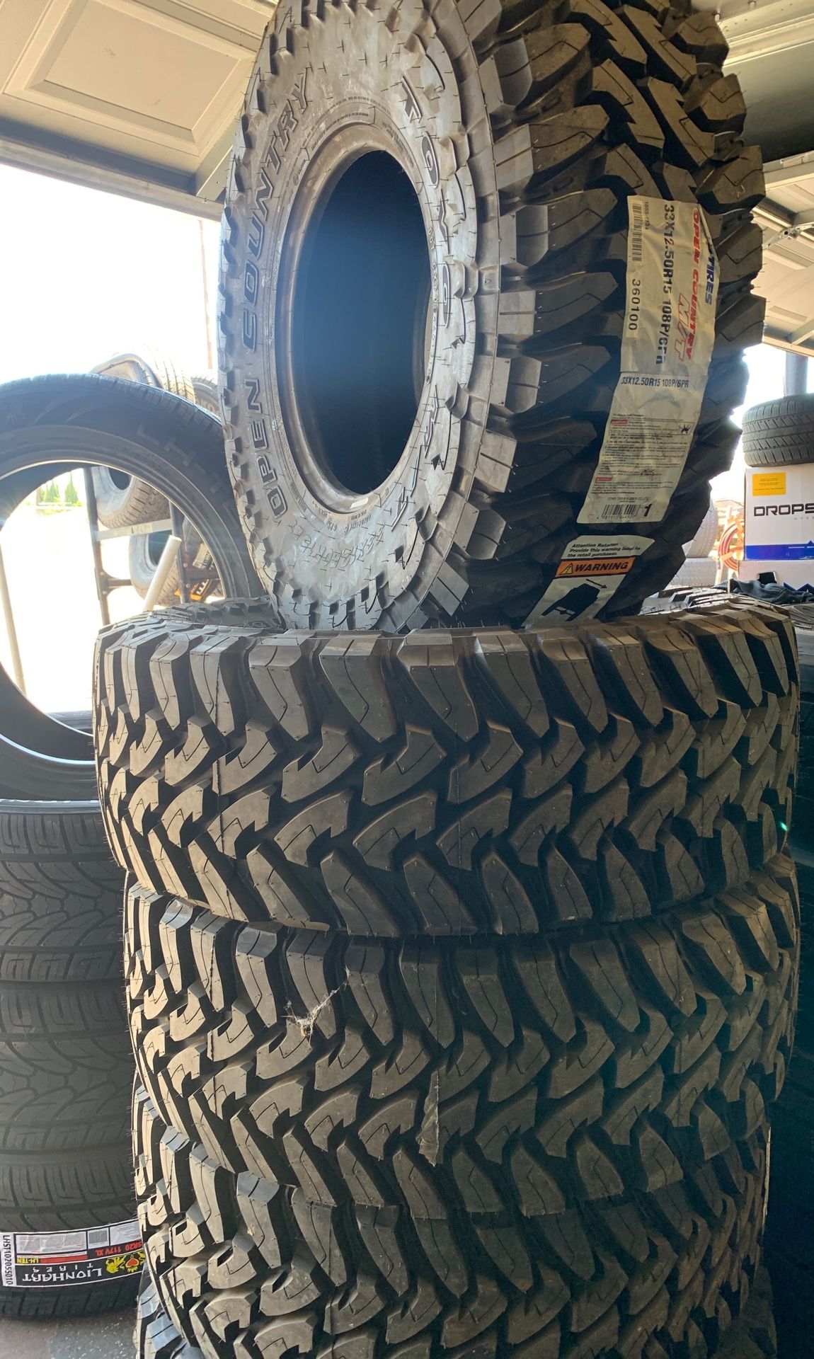 Toyo Open Country M/T 33x12.50x15 set of 5 tires for Sale in Riverside ...
