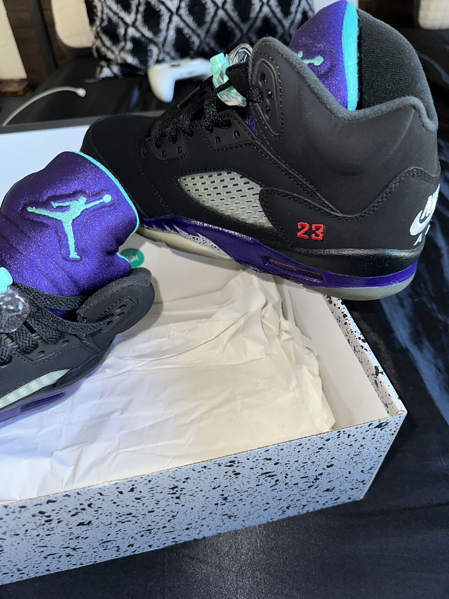 Jordan 5 Custom Grape