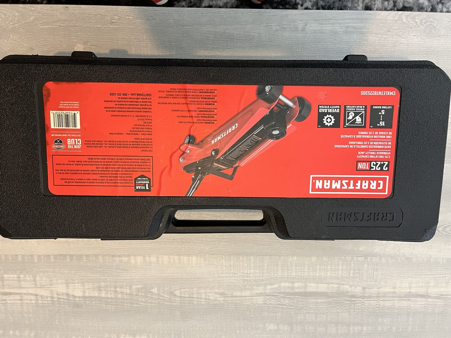 Like-New Craftsman 2.25-Ton Hydraulic Floor Jack – Excellent Condition ...