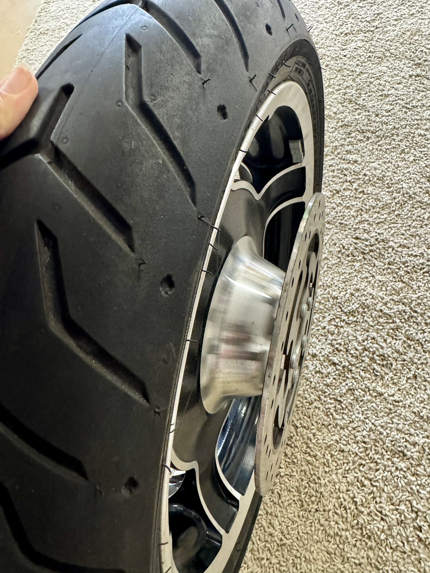 2012 Harley Street Glide / Dunlop D408F Tire & Wheel for Sale in ...