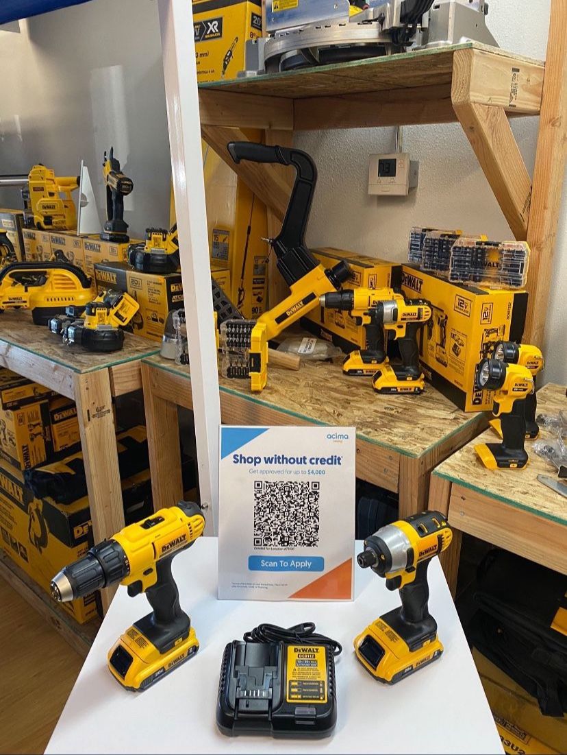 DEWALT 2 Tool Combo Drill Driver Kit FINANCIAMOS WE FINANCE Power tools