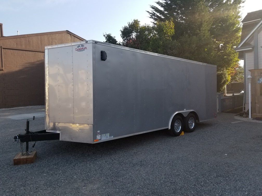 Must sell today moving 2017 20x8.5x7 enclosed trailer for Sale in ...