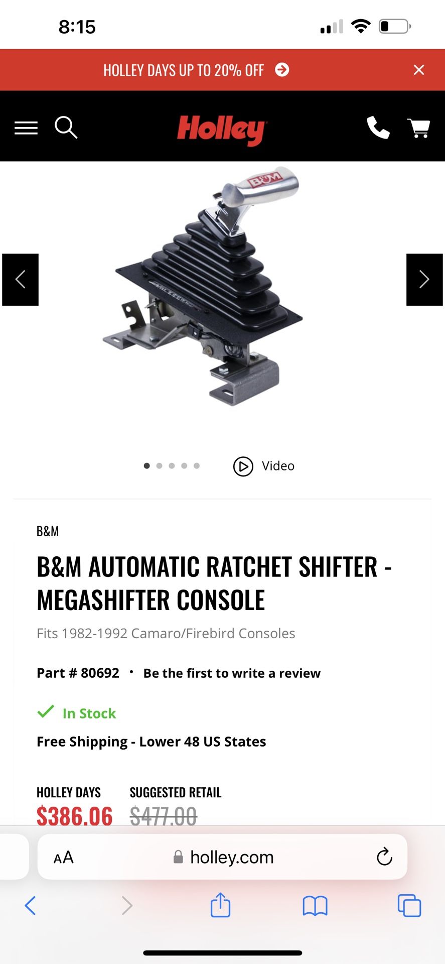 B&M Mega shifter for Sale in Bothell, WA - OfferUp