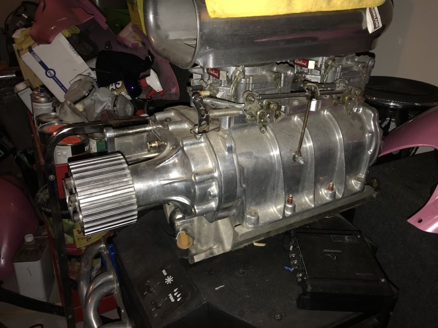 871 blower dual carbs intake for big block chev trades welcome for Sale ...
