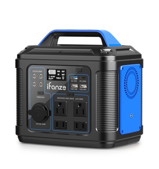 NEW IN BOX Portable Power Station 300W, 296Wh 80000mAh Lithium Battery ...