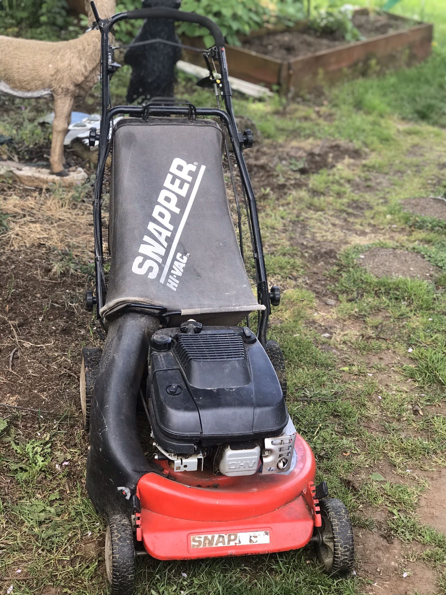 21” Snapper Hi-Vac 3-n-1 Self Propelled Lawn Mower with 6 Position ...