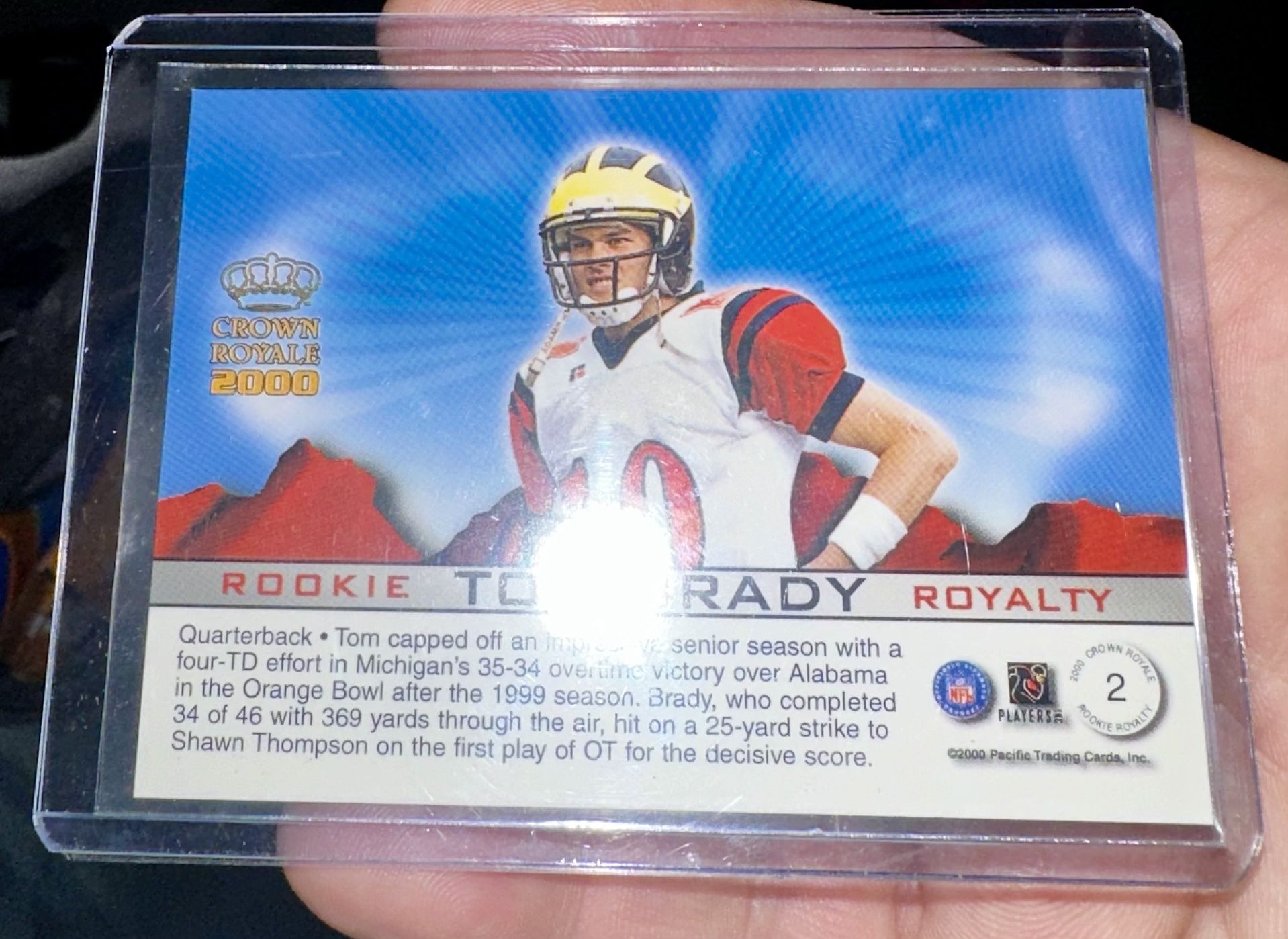 Tom Brady Rookie Card for Sale in Imperial Beach, CA - OfferUp
