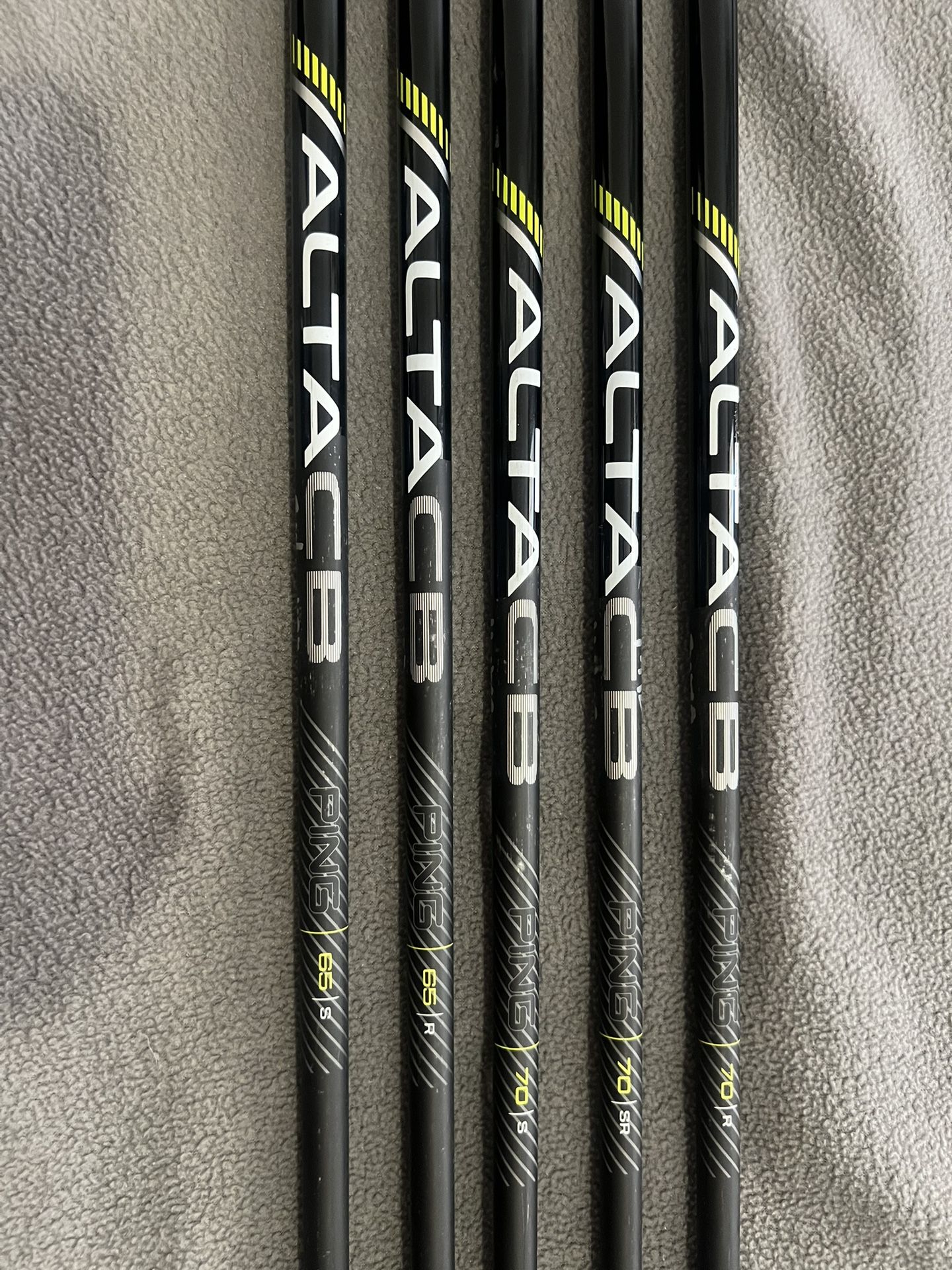 5 Ping Alta CB graphite golf pride grip/ ping Tip adapter 70-R/ 3 ...