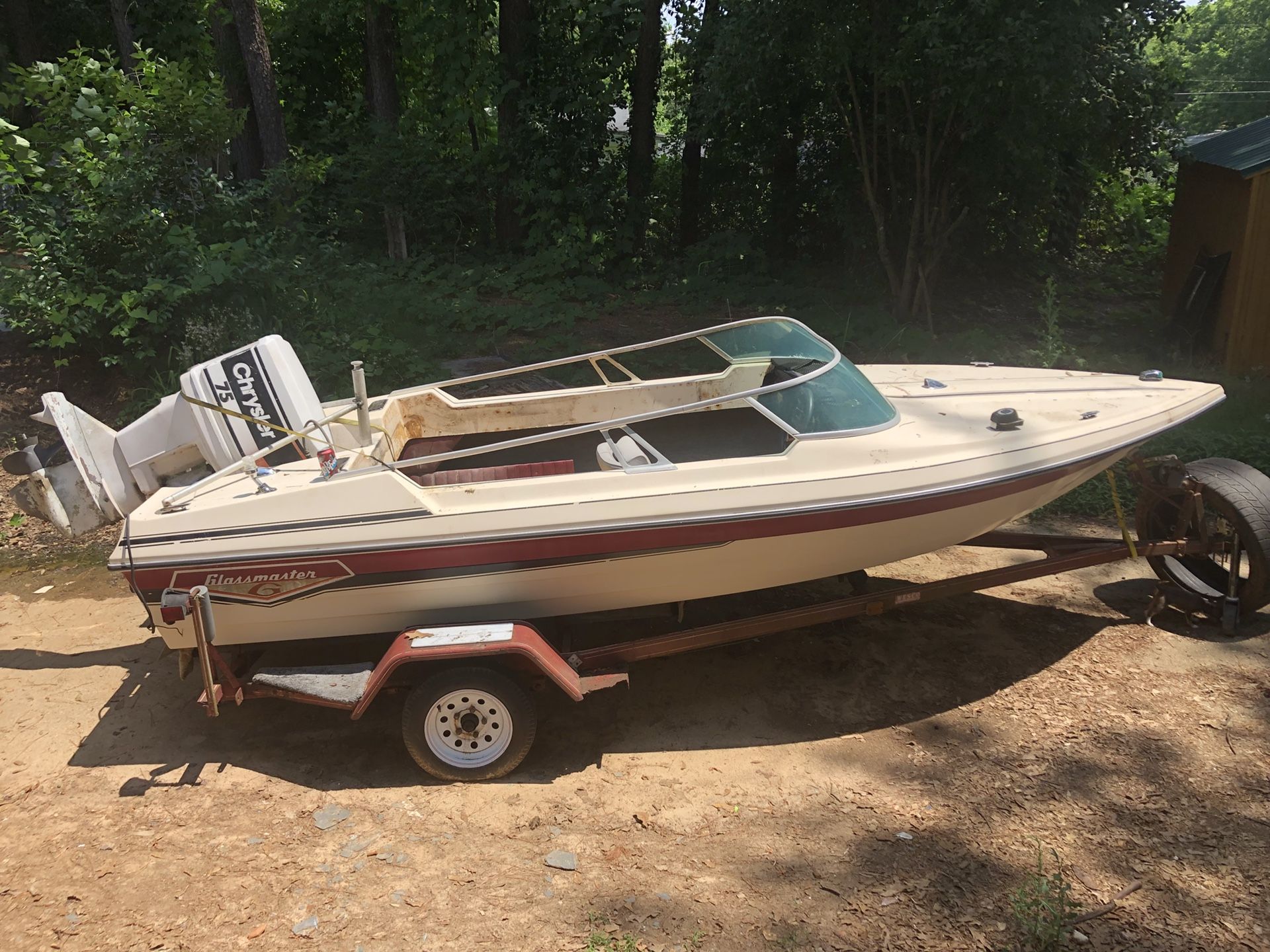 !TRADE! 1977 Glassmaster project boat for Sale in Gaffney, SC - OfferUp