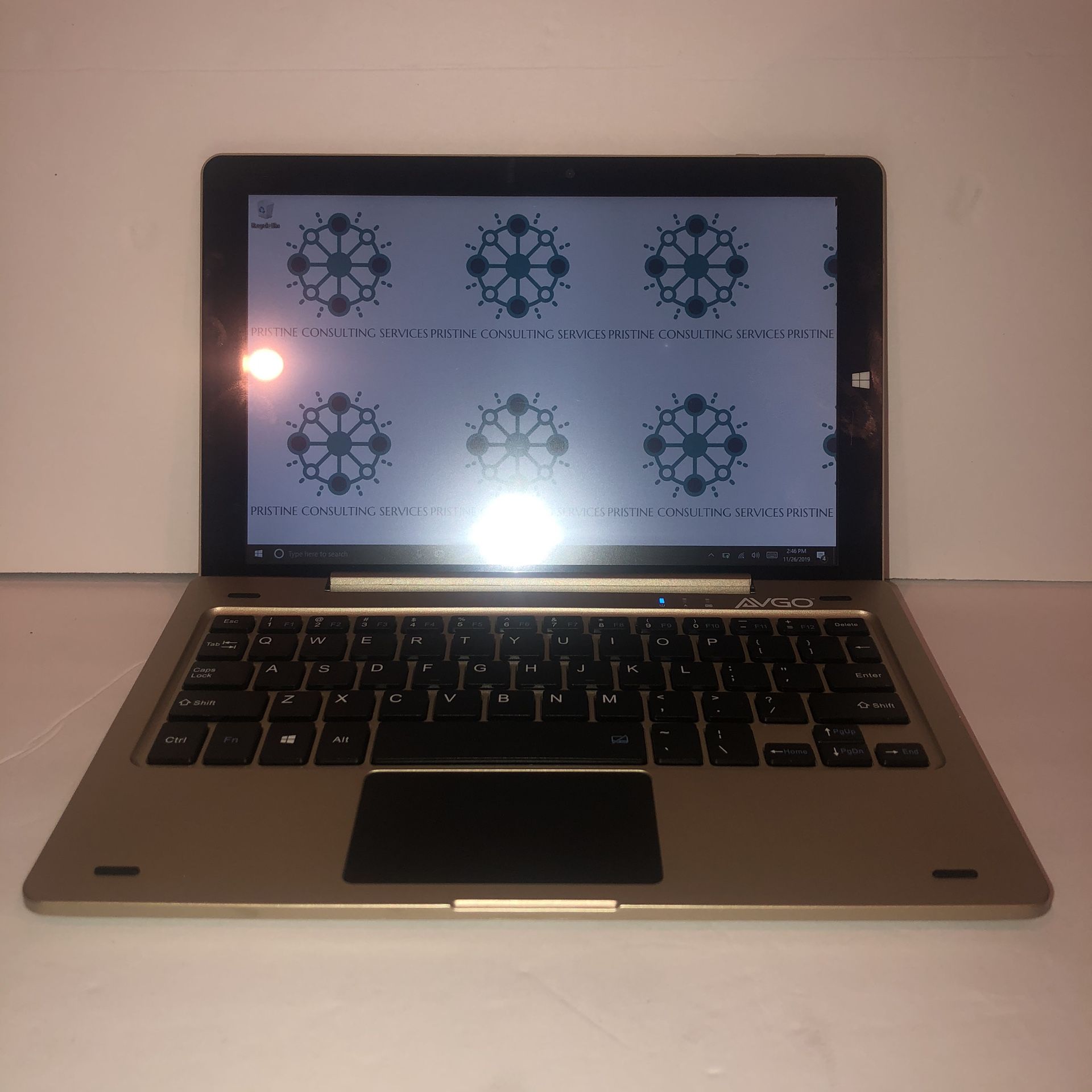 AVGO 10.1" HD 4GB Windows 10 2-in-1 Laptop/Tablet Computer with ...