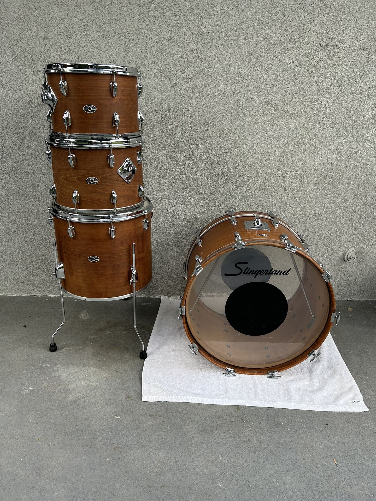 Vintage Slingerland Drum Set -70s - Maple Shells for Sale in Pico ...