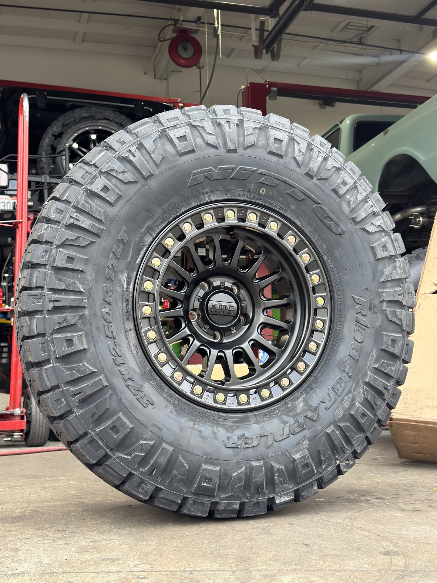 KMC KM239 17” 5x127 W/ 37” Nitto Ridge Grappler Wheel Package for Sale ...