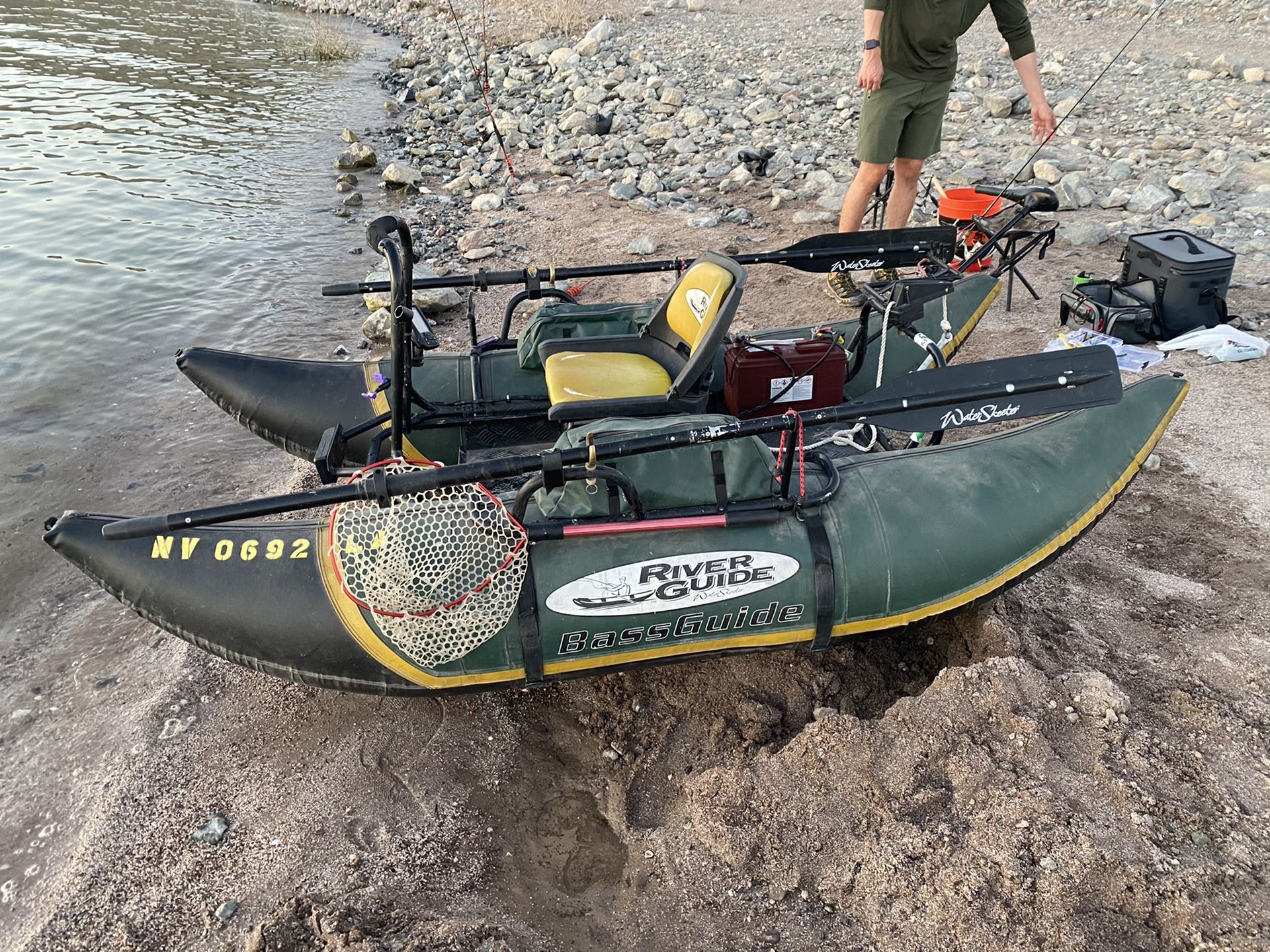 Water skeeter bass guide fishing pontoon for Sale in Henderson, NV ...