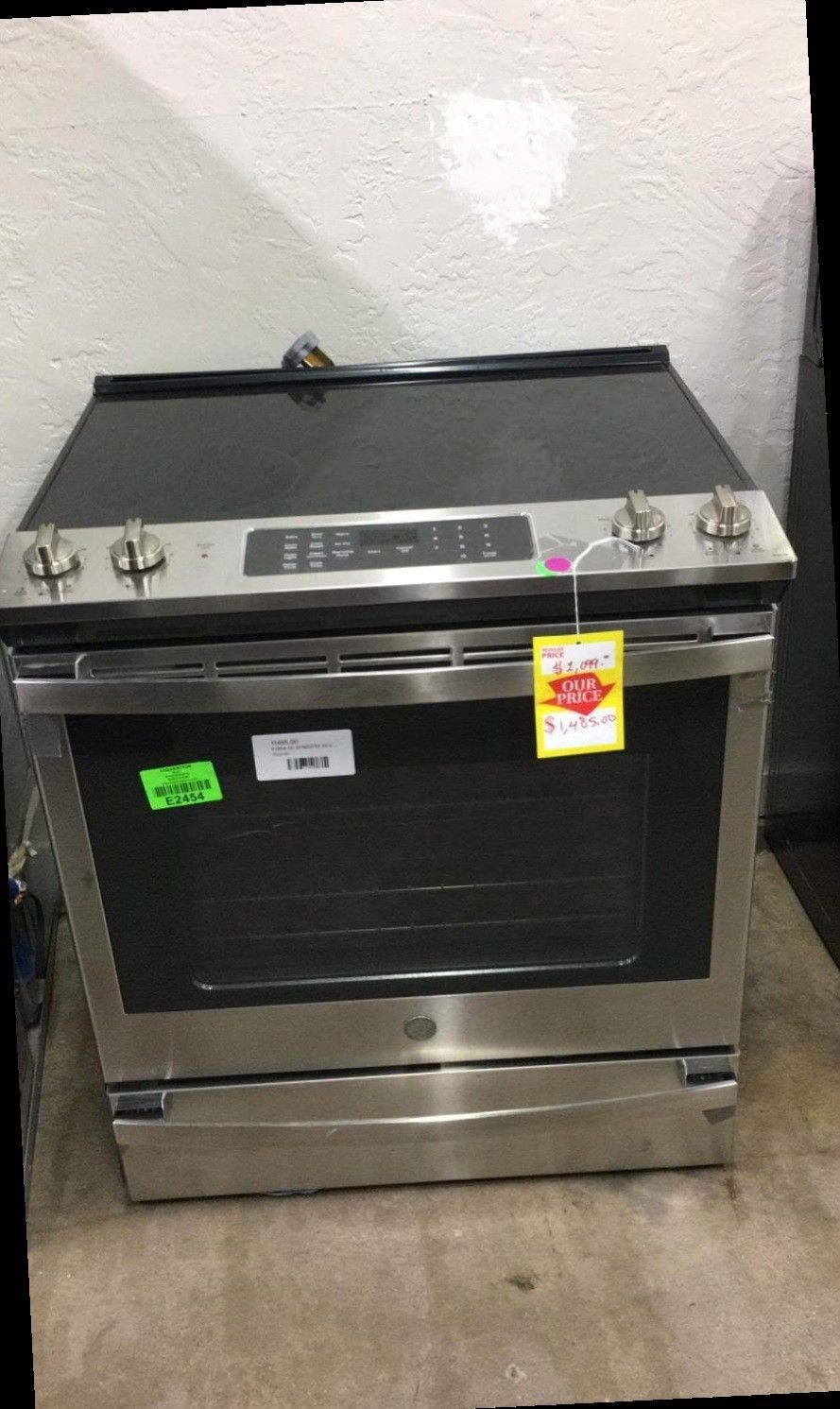 GE JS760SPSS 30 in. 5.3 cu. ft. Slide-In Electric Range Stove R 8RD for ...