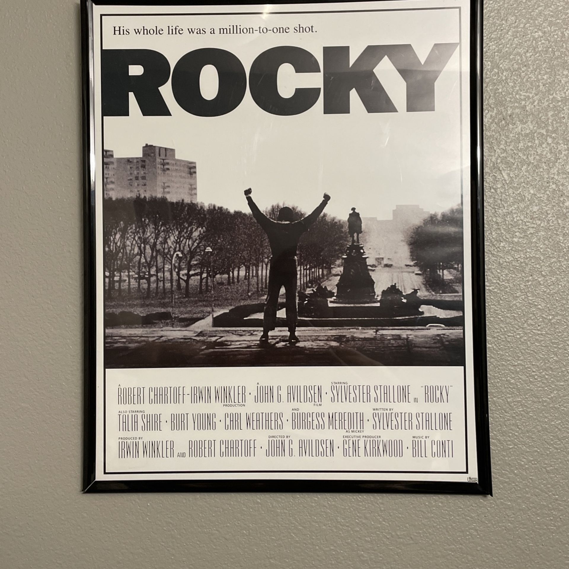 Framed Rocky Poster