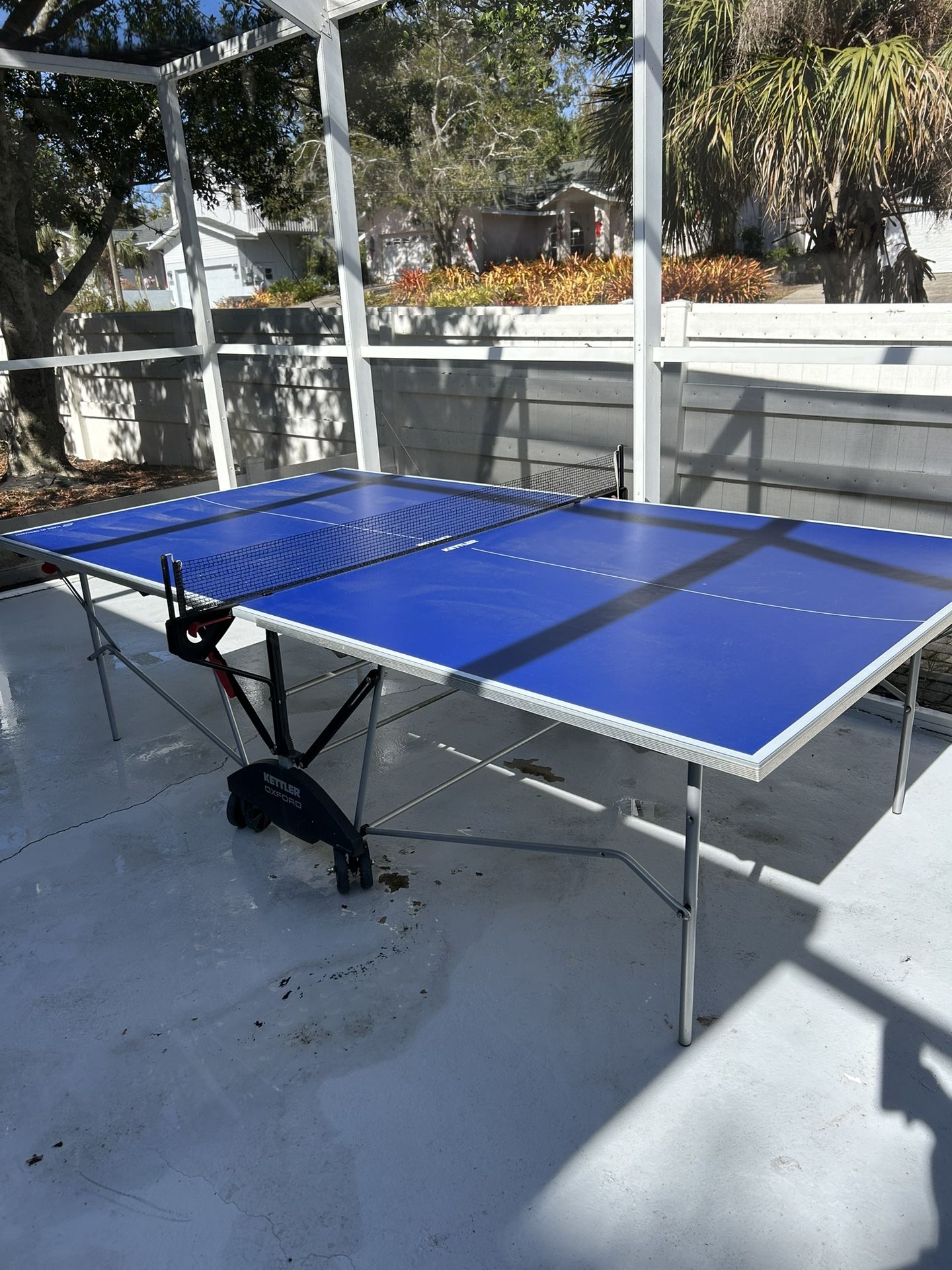 Kettler Outdoor Ping Pong Table Aluminum for Sale in Tarpon Springs, FL ...
