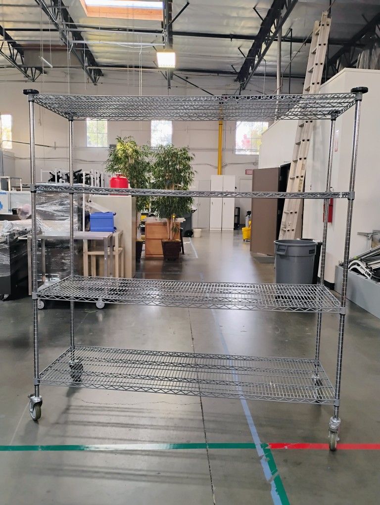 Chrome Wire Shelving Racks (See Description) for Sale in Rancho ...