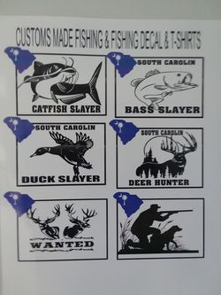 Fishing And Hunting Decals