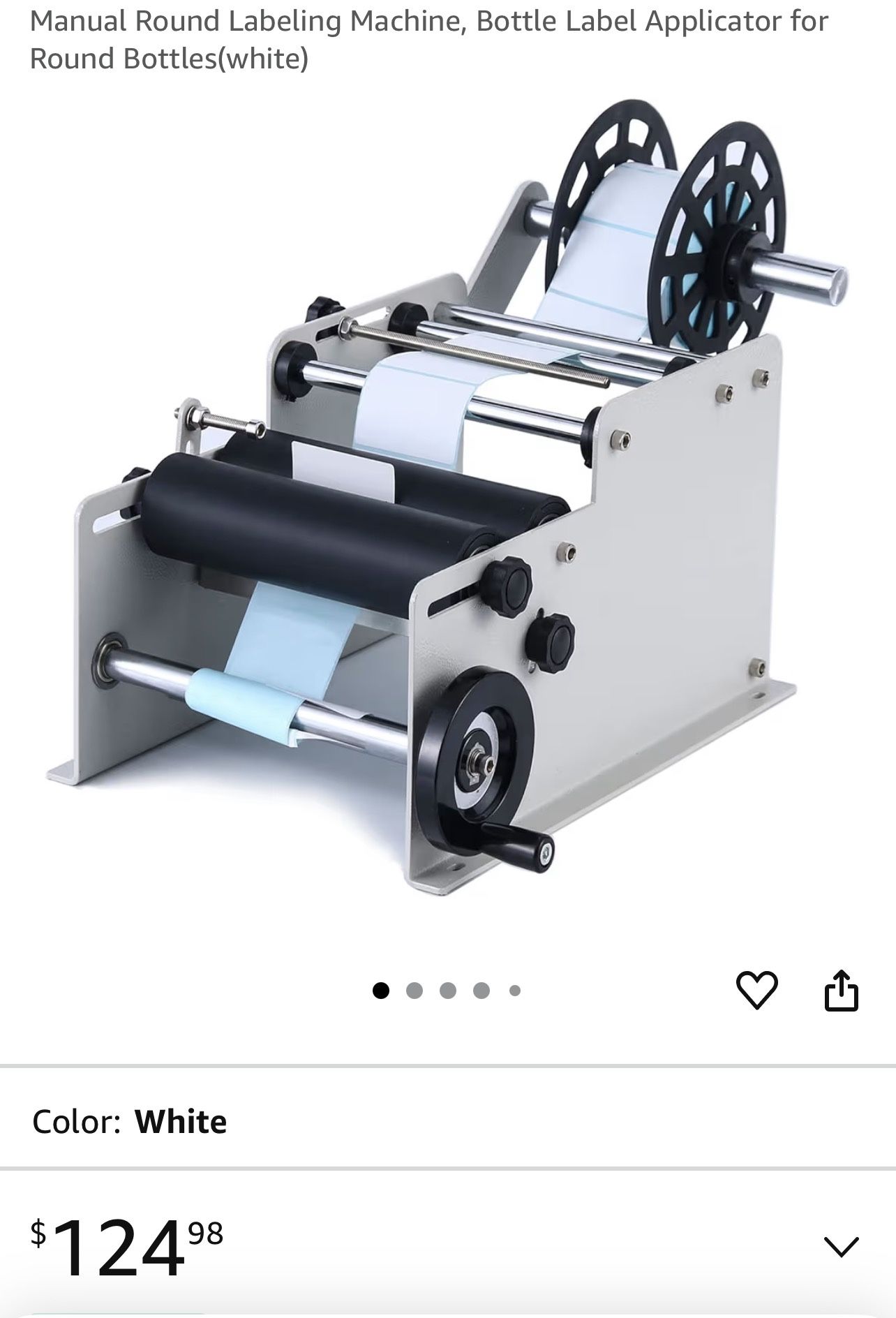 Manual Round Labeling Machine for Sale in Las Vegas, NV - OfferUp