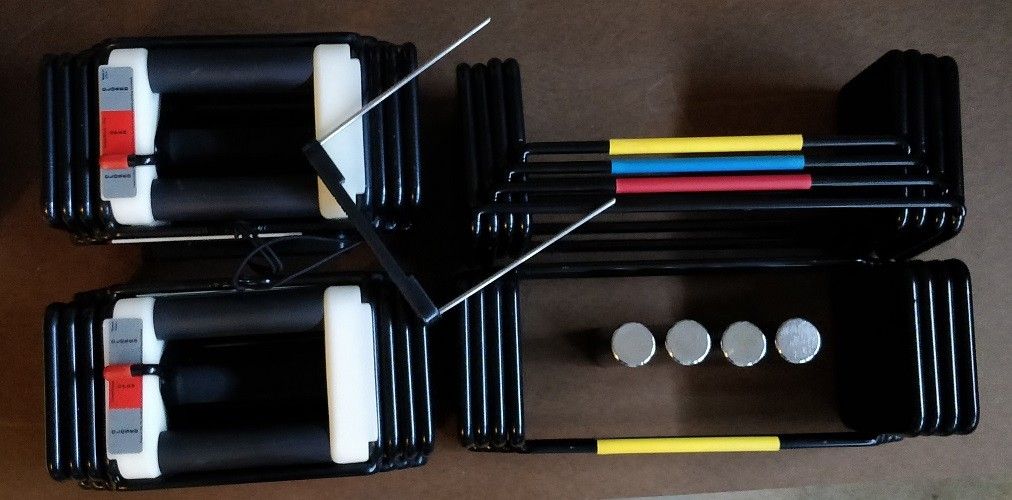 Power Block set Pro Rexan Model w/ 5 to 85 LB pounds weight per ...