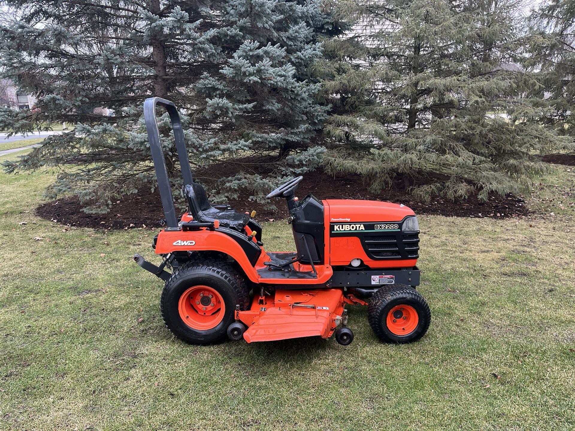 Kubota BX2200 Diesel Compact Tractor With A 60 Inch Deck for Sale in ...