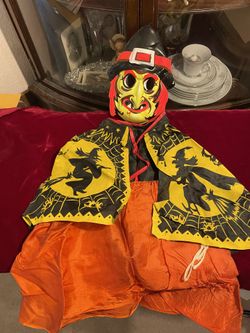 Vintage Halloween Witch Mask