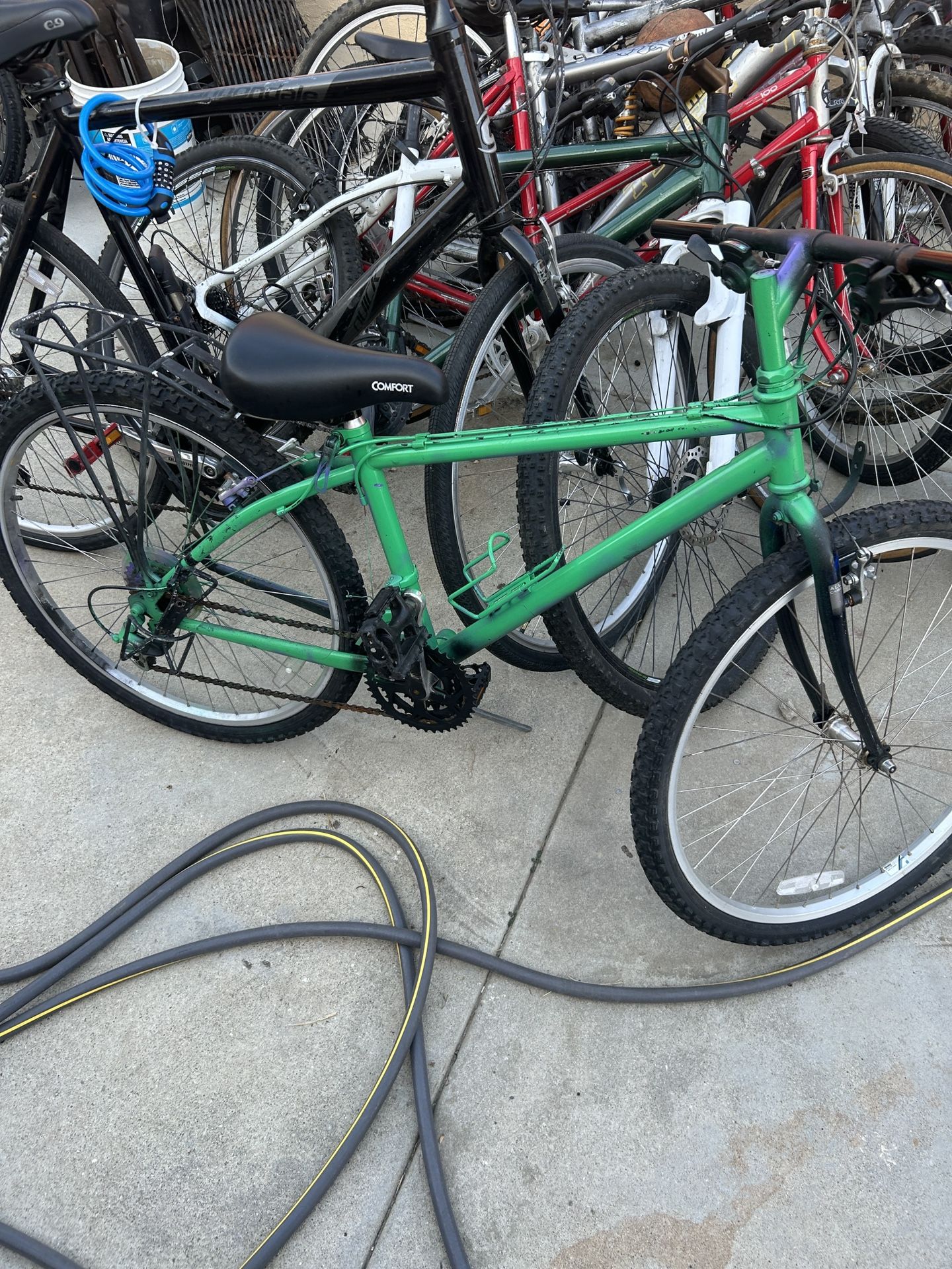 Men’s Custom Green Paint Job Mountain Bike for Sale in San Dimas, CA ...