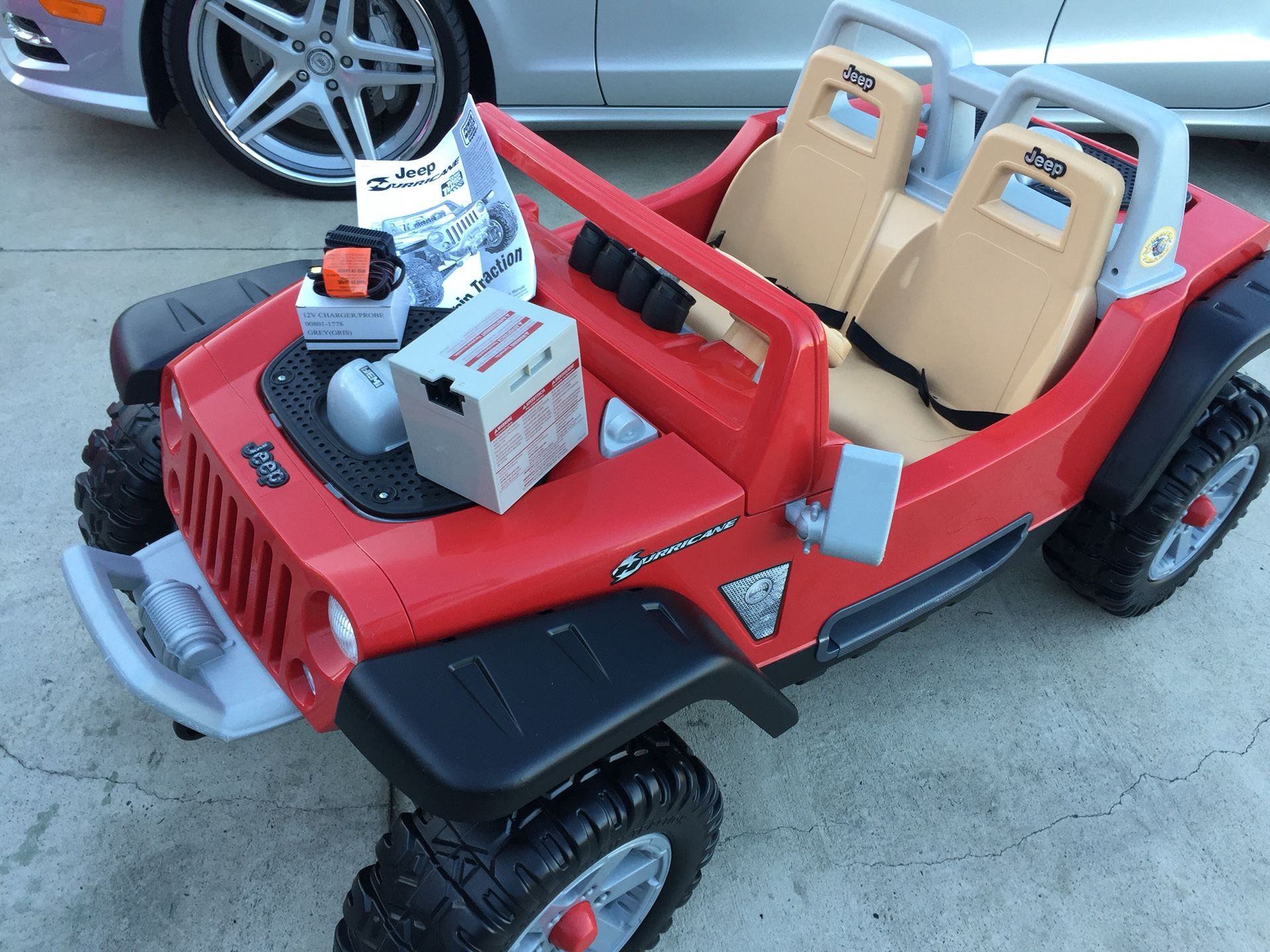 Jeep Hurricane Power Wheels Red