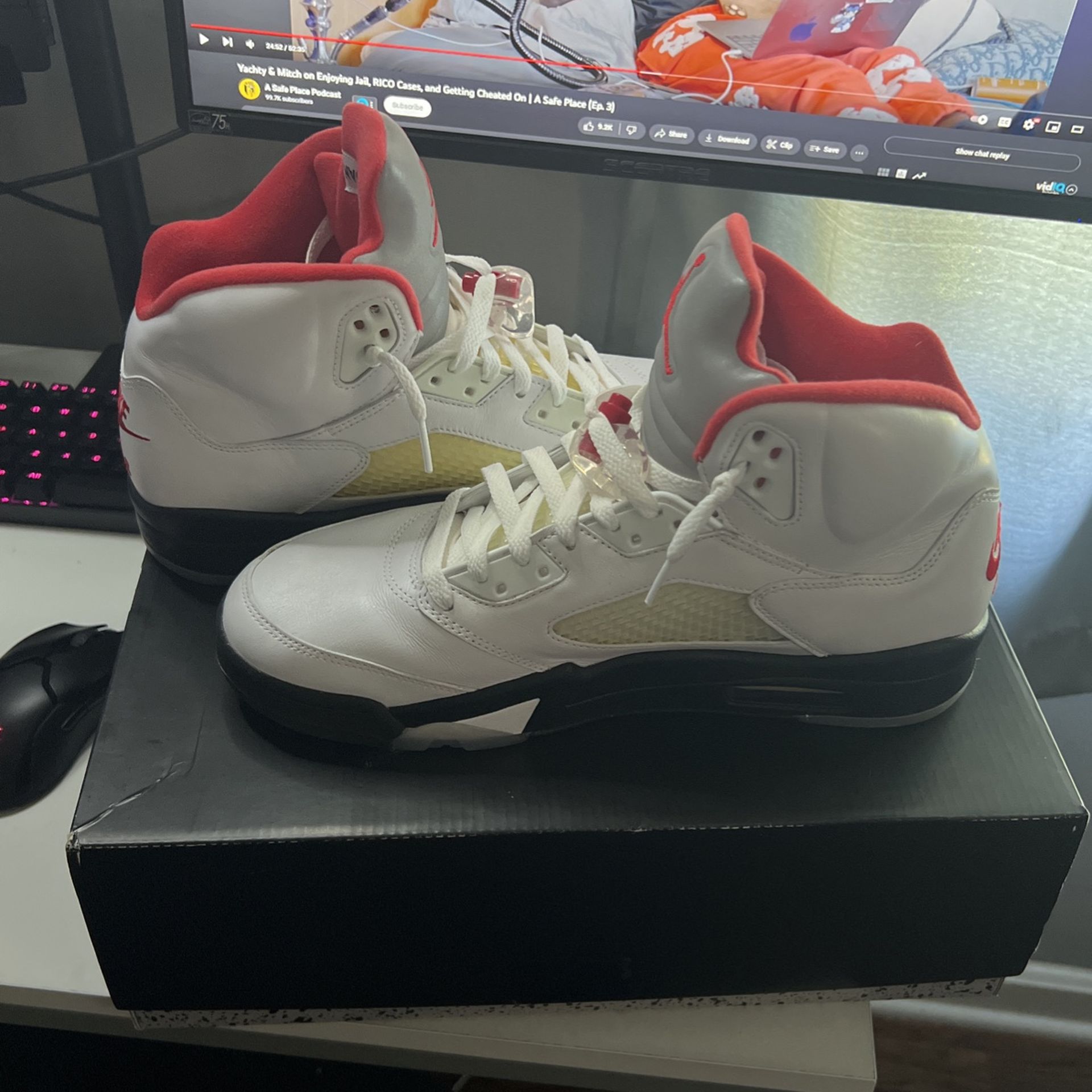Fire Red 5s