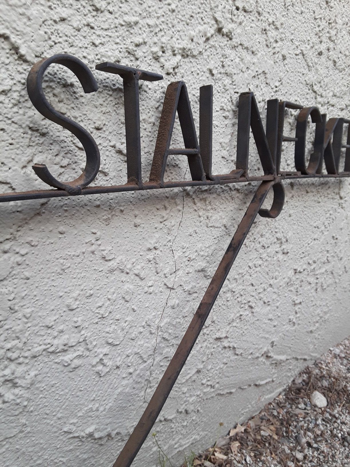 VINTAGE WROUGHT IRON FARM SIGN for Sale in Upland, CA - OfferUp