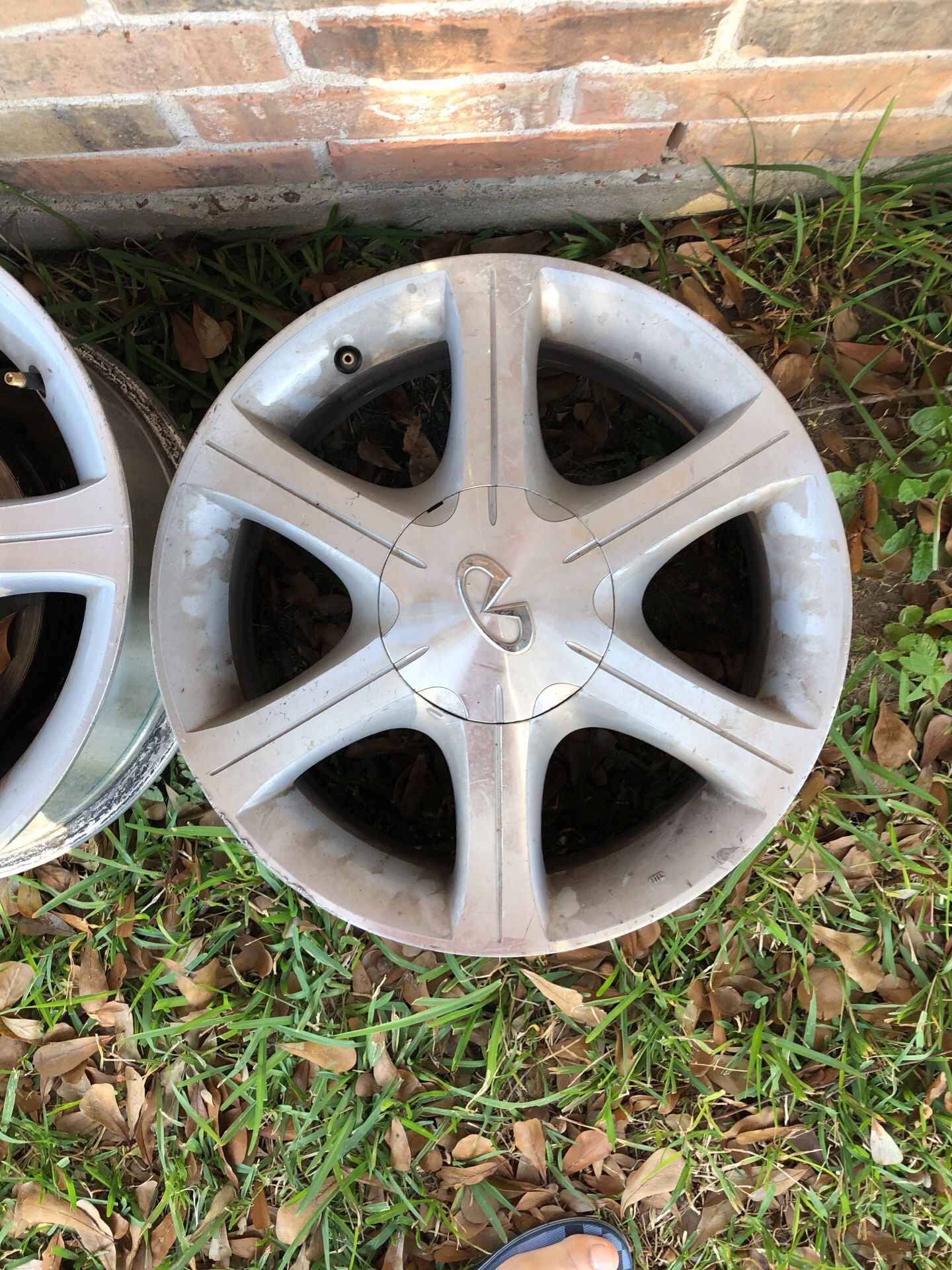 2 of 17 Inch Infiniti I35 2002-2004 Silver Machined OEM Alloy Wheel Rim ...