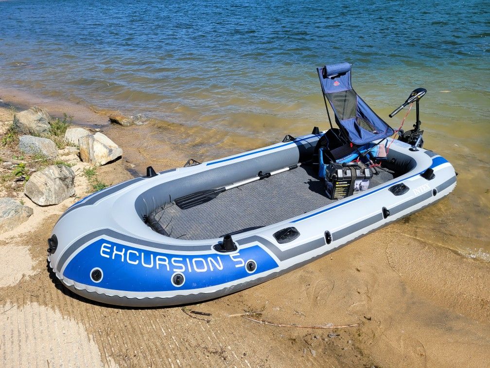 Intex Excursion 5 boat New for Sale in Riverside, CA - OfferUp