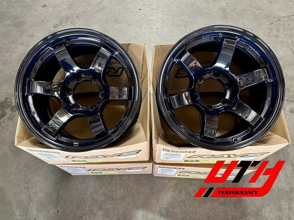 RAYS GRAMLIGHTS 57DR-X 17x8.5 -10 6x139.7 SUV TRUCK WHEELS RIMS DARK ...