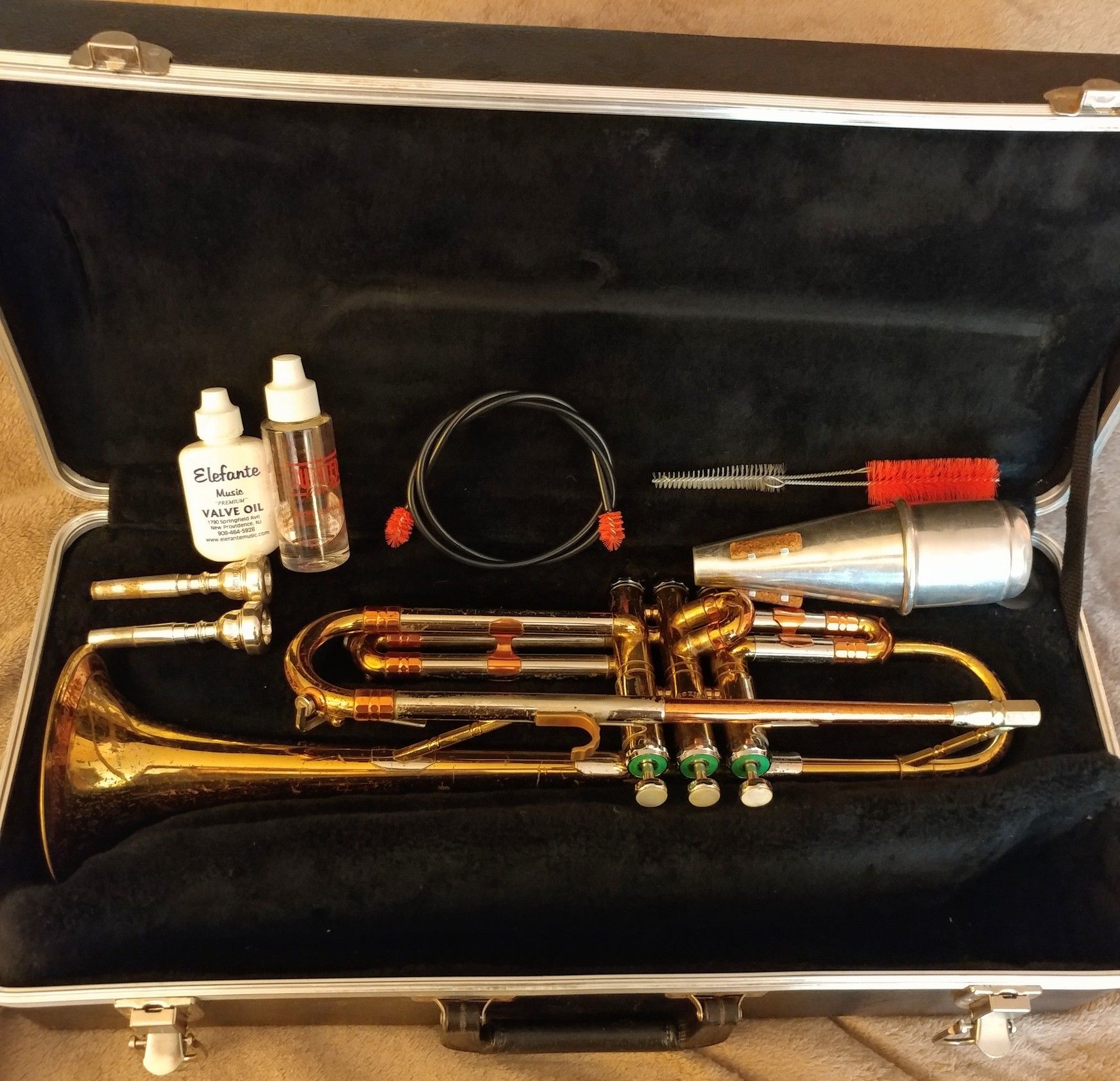 Beautiful 1950s GETZEN SUPER DELUXE Trumpet ~ * GREAT All Original ...