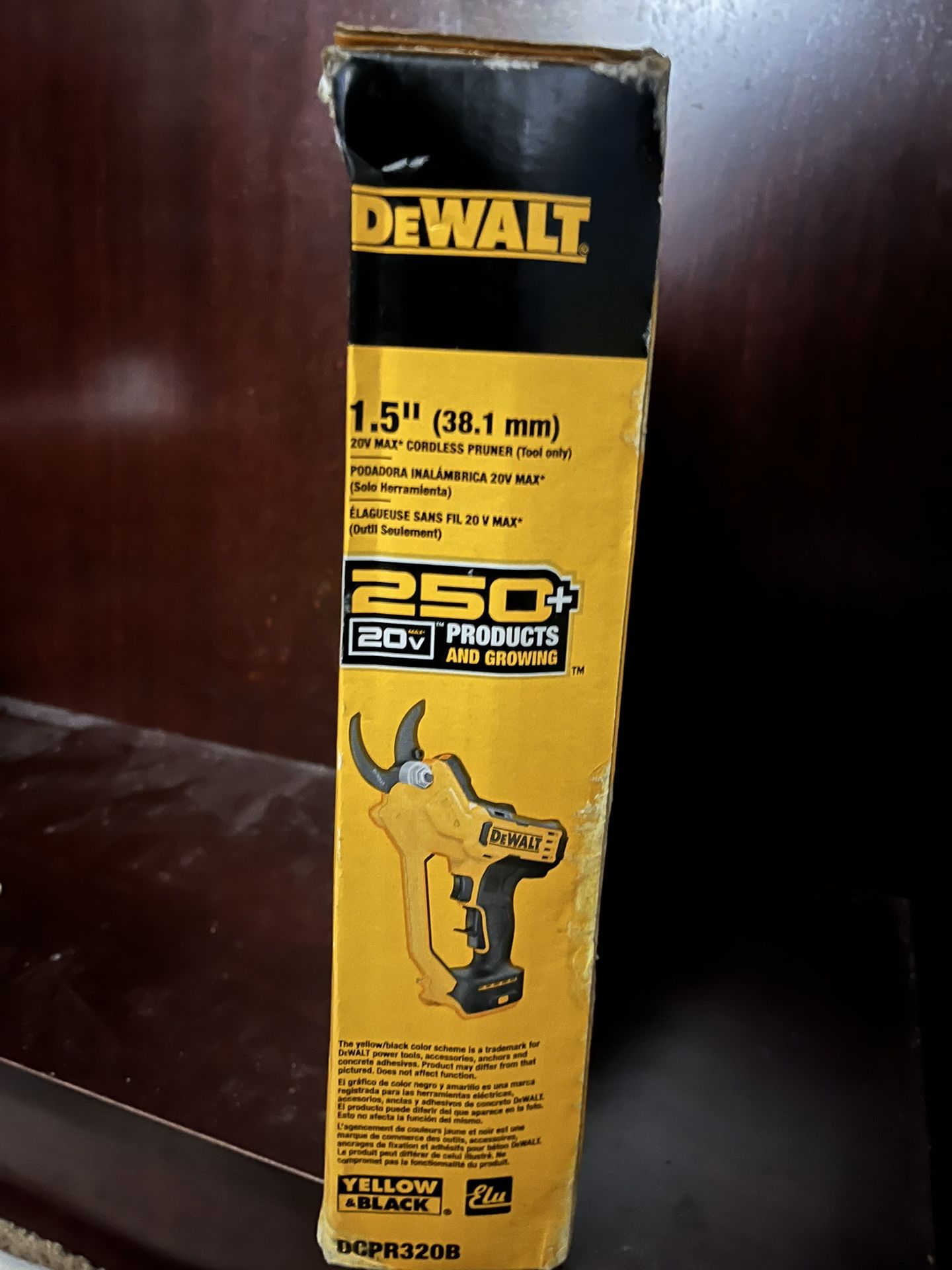 This DEWALT DCPR320 20V MAX Lithium-Ion Cordless Battery Powered Pruner ...