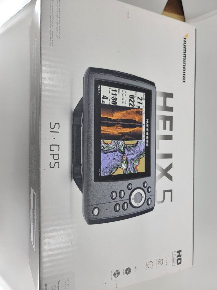 New Humminbird HELIX 5 SI HEAD Unit Fishfinder for Sale in Highland, CA ...