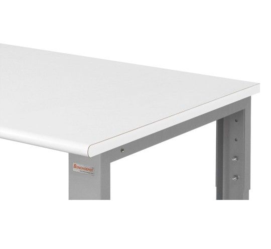 BENCHPRO Workbench: ESD Qty 4 - Adjustable Height White Laminate 48” x ...