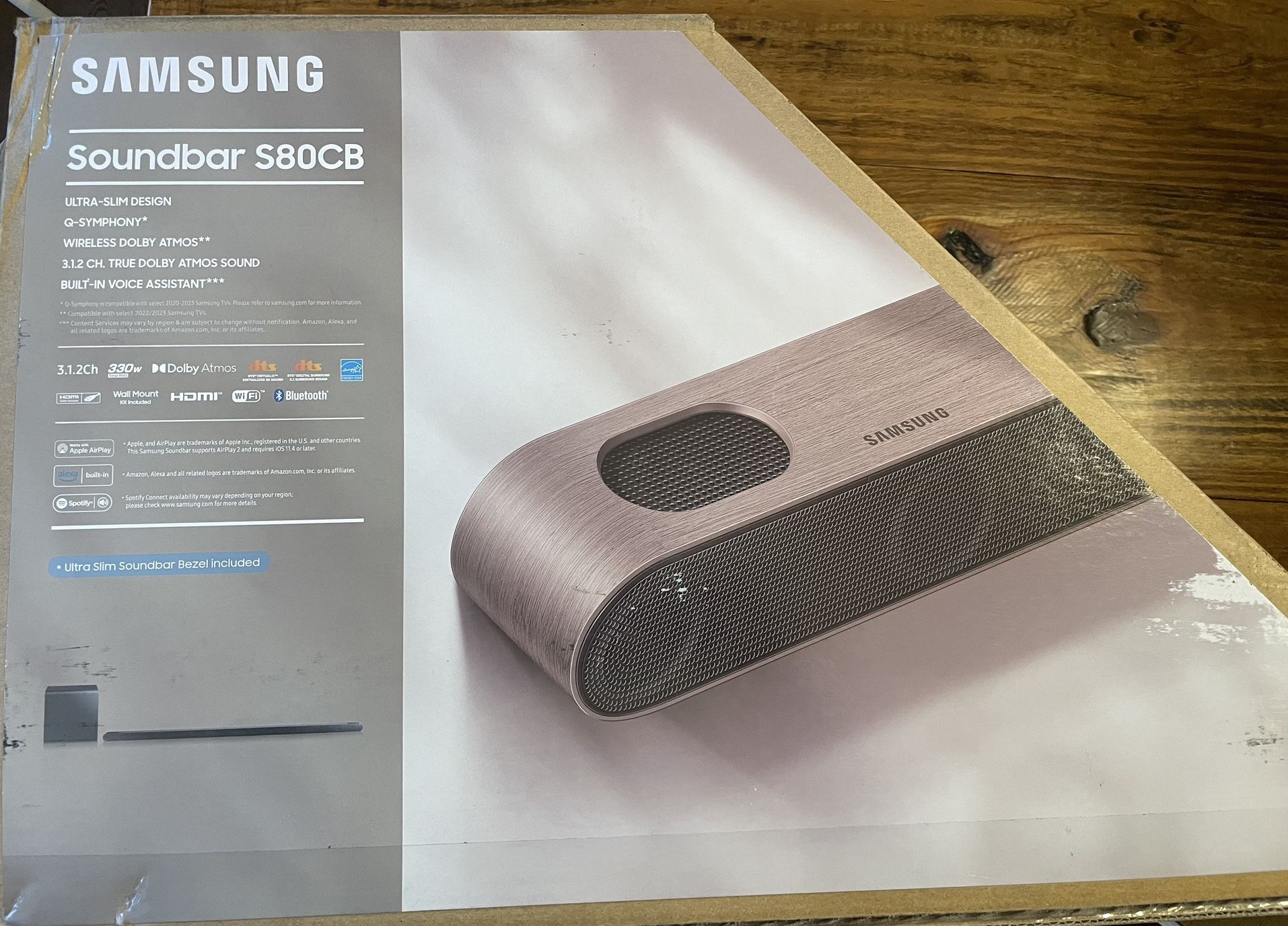 New Samsung HW-S80CB (S800B) Ultra slim Soundbar And Subwoofer for Sale ...