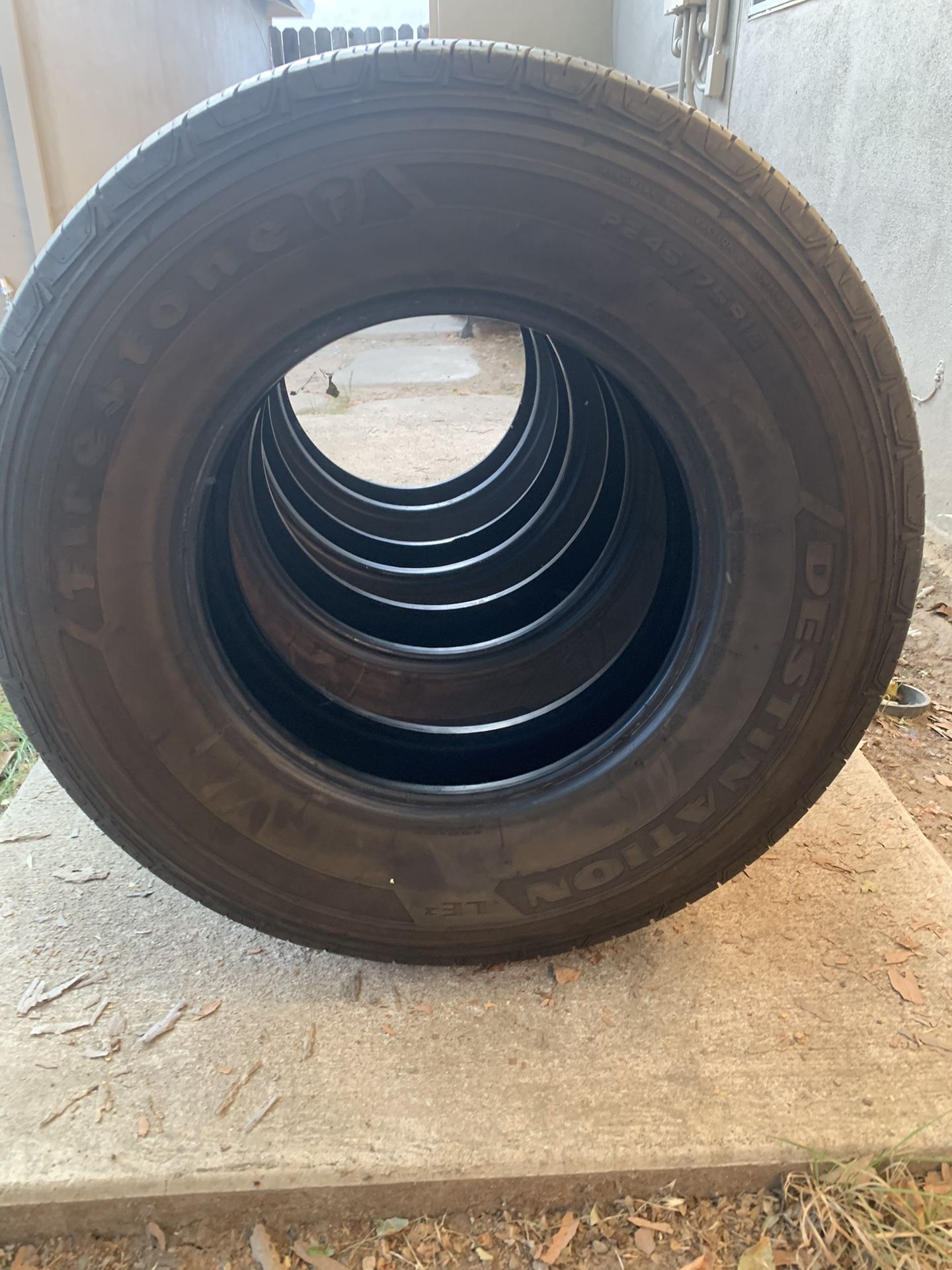 TIRES FIRESTONE 245/75/R16 !!! for Sale in Sacramento, CA - OfferUp
