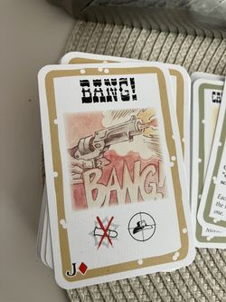 Bang Card Game Cards