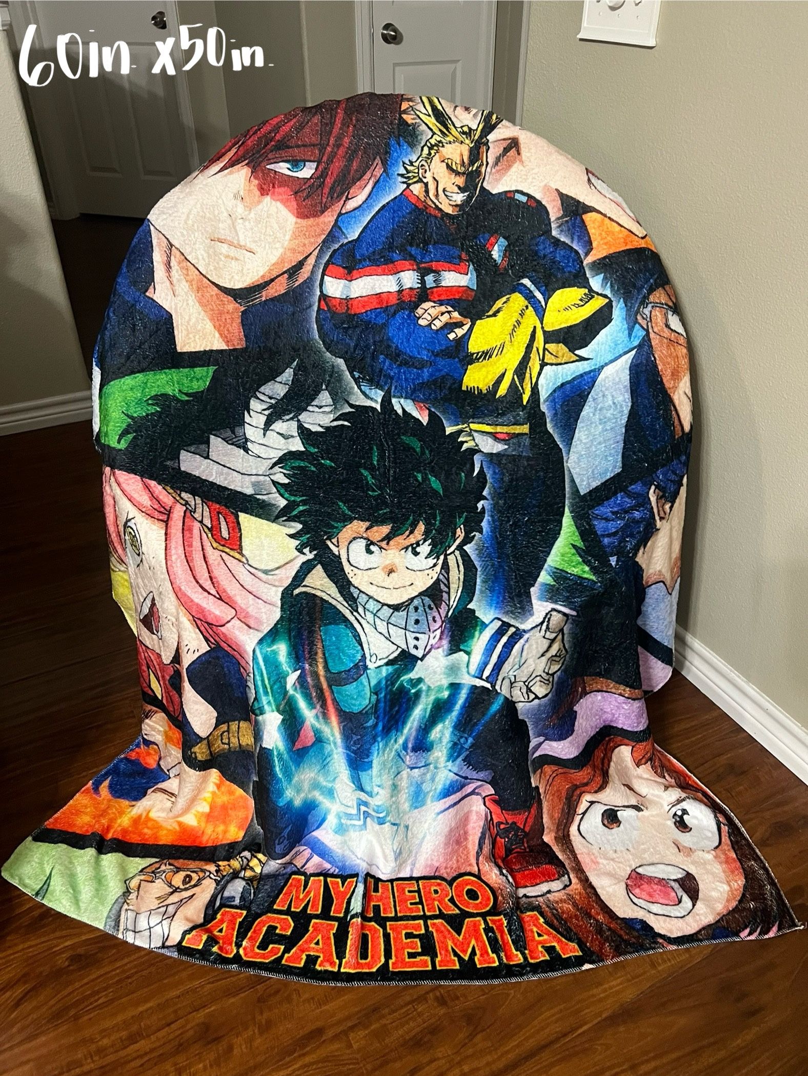 Boku No Hero Academia / My Hero Academia Anime Throw Blanket, Size ...