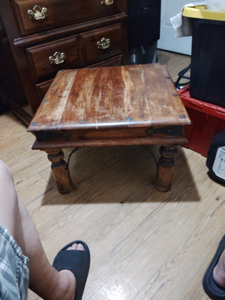 Rustic Studded Table for Sale in Corpus Christi, TX - OfferUp