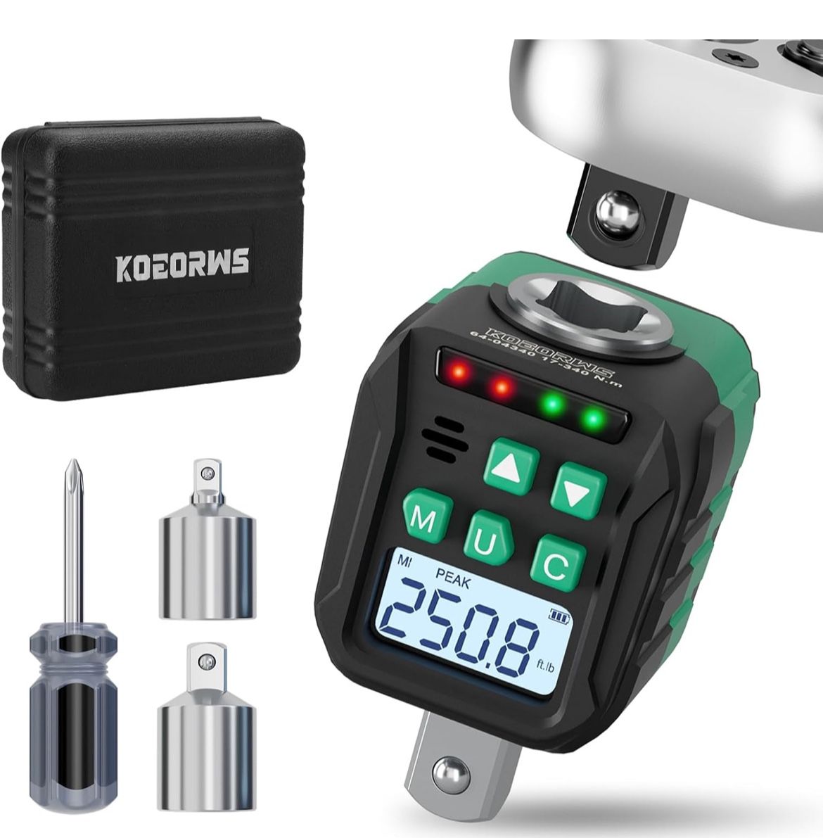 1/2-Inch Digital Torque Adapter, Electronic Torque Wrench Converter for ...
