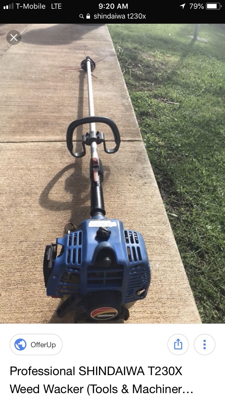 Shindaiwa t230x brushcutter for Sale in Redmond, WA - OfferUp